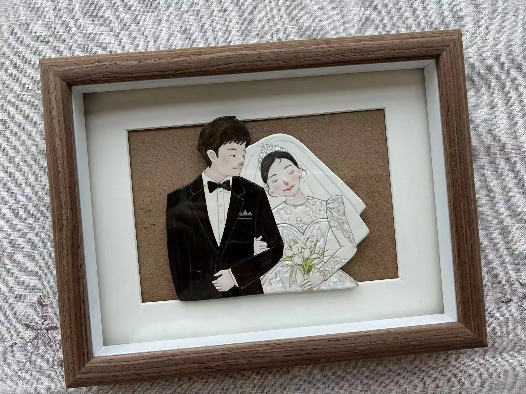 Custom Handmade Clay Portrait - Craft Memory